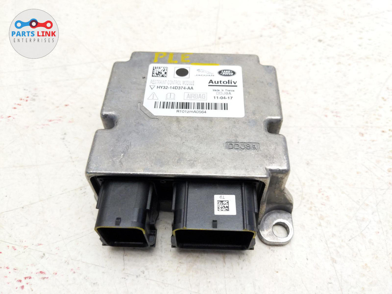 2017 LAND ROVER DISCOVERY RESTRAINT AIRBAG CONTROL MODULE UNIT BRAIN ...