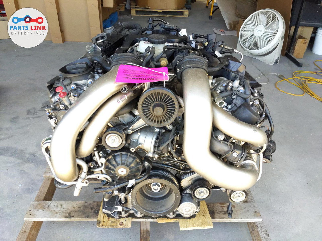 2014-15 MERCEDES S550 4.7L V8 ENGINE TWIN TURBO MOTOR ASSEMBLY RWD VIN ...
