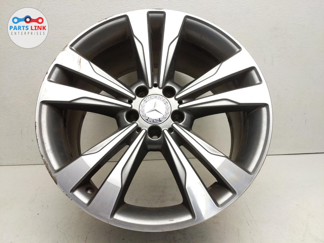 15 16 17 MERCEDES S550 REAR WHEEL 19X9.5 19" 5 TWIN SPOKE CAP W222 S450 ...