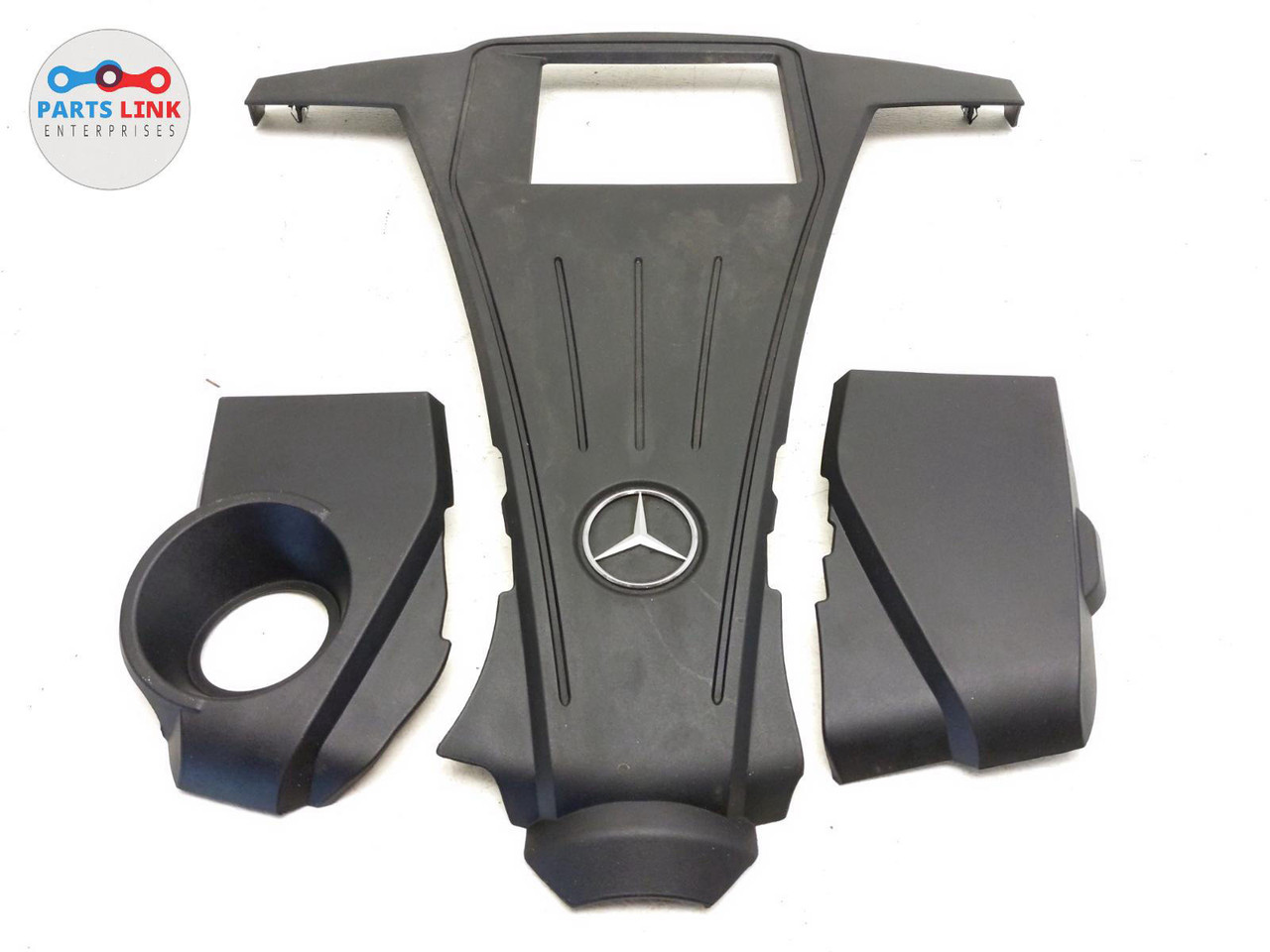 2012-2017 MERCEDES S550 ENGINE MOTOR ACCESS COVER BEZEL GUARD SET 4.6 4 ...