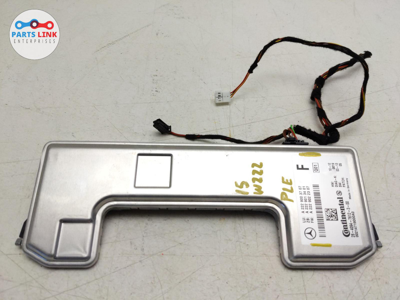 2014-2017 MERCEDES S550 FRONT WINDSHIELD CAMERA LANE DEPARTURE KEEP ...