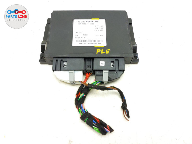 2015 MERCEDES S550 FRONT RIGHT FLOOR DRIVETRAIN CONTROL MODULE HARNESS ...