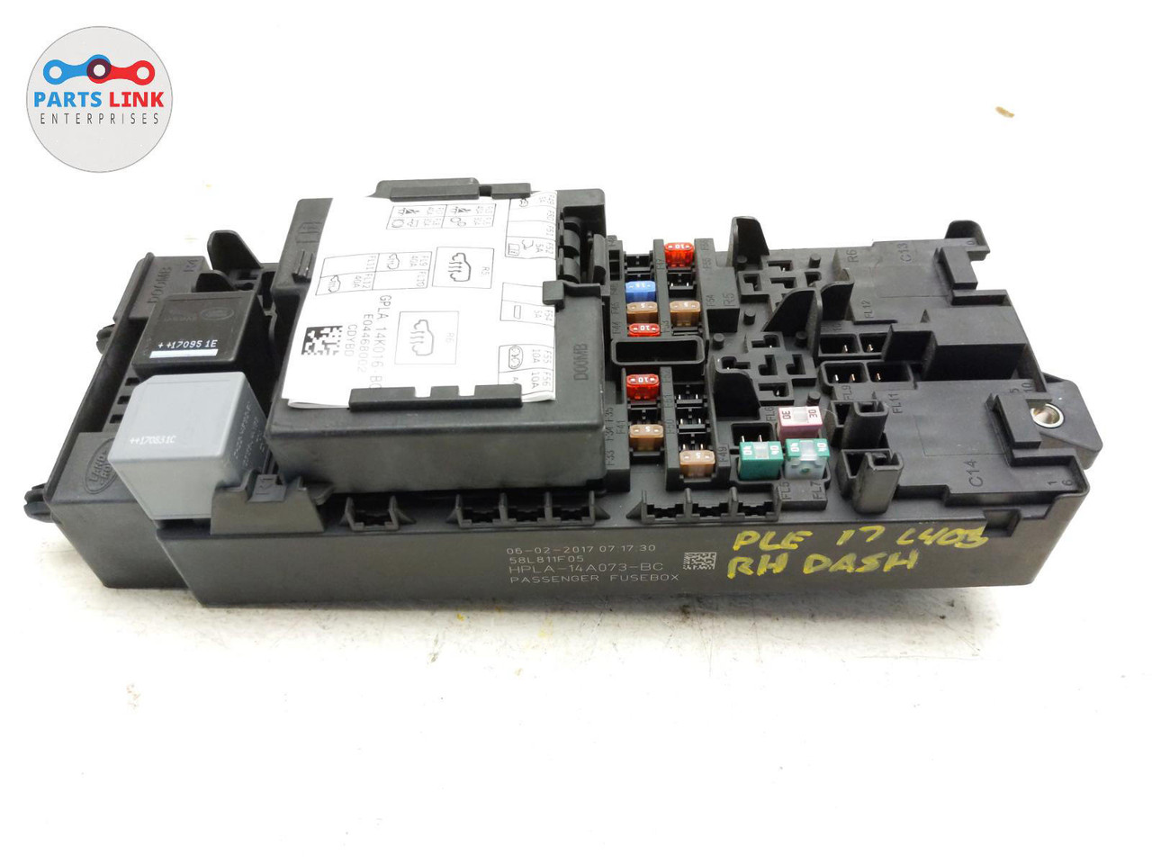 2016-17 RANGE ROVER FRONT RIGHT PASSENGER DASH FUSE BOX CONTROL MODULE ...