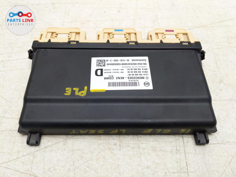 2016-2019 MERCEDES GLE63 AMG S FRONT LEFT POWER HEATED SEAT CONTROL ...