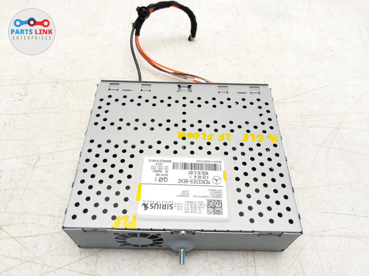 2016 MERCEDES GLE63 AMG S SIRIUS SATELLITE RECEIVER CONTROL MODULE UNIT ...