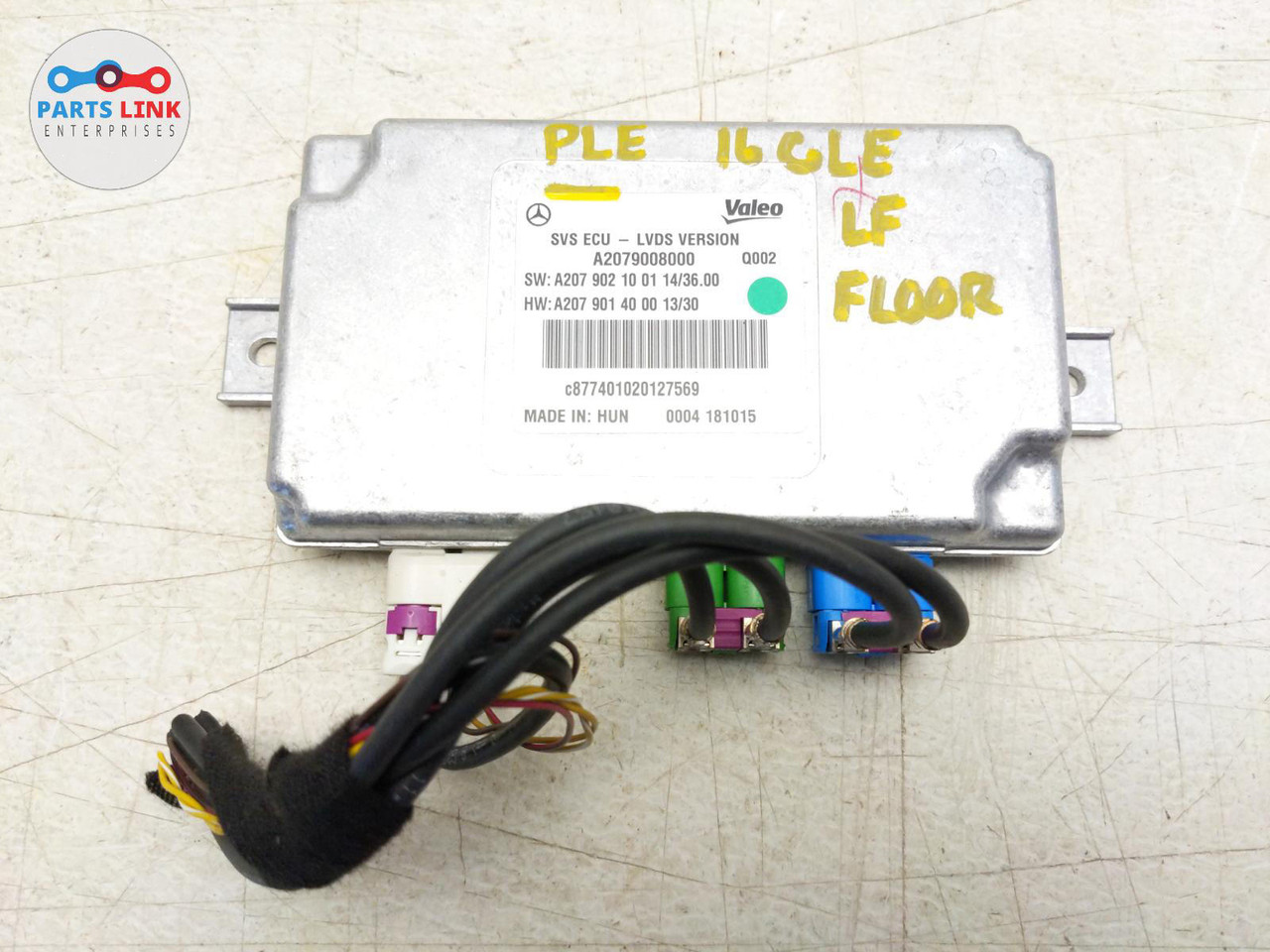 2016-2017 MERCEDES GLE63 AMG S SURROUND VIEW CAMERA CONTROL MODULE ...