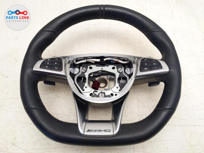 2016-2019 MERCEDES GLE63 AMG S STEERING WHEEL HEATED LEATHER SHIFTERS ...