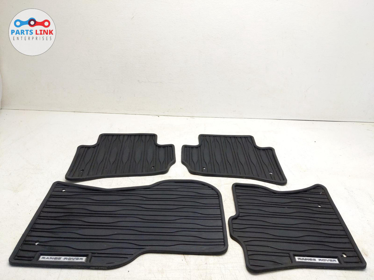 2018-22 RANGE ROVER VELAR FRONT REAR FLOOR MAT ALLWEATHER RUBBER COVER ...