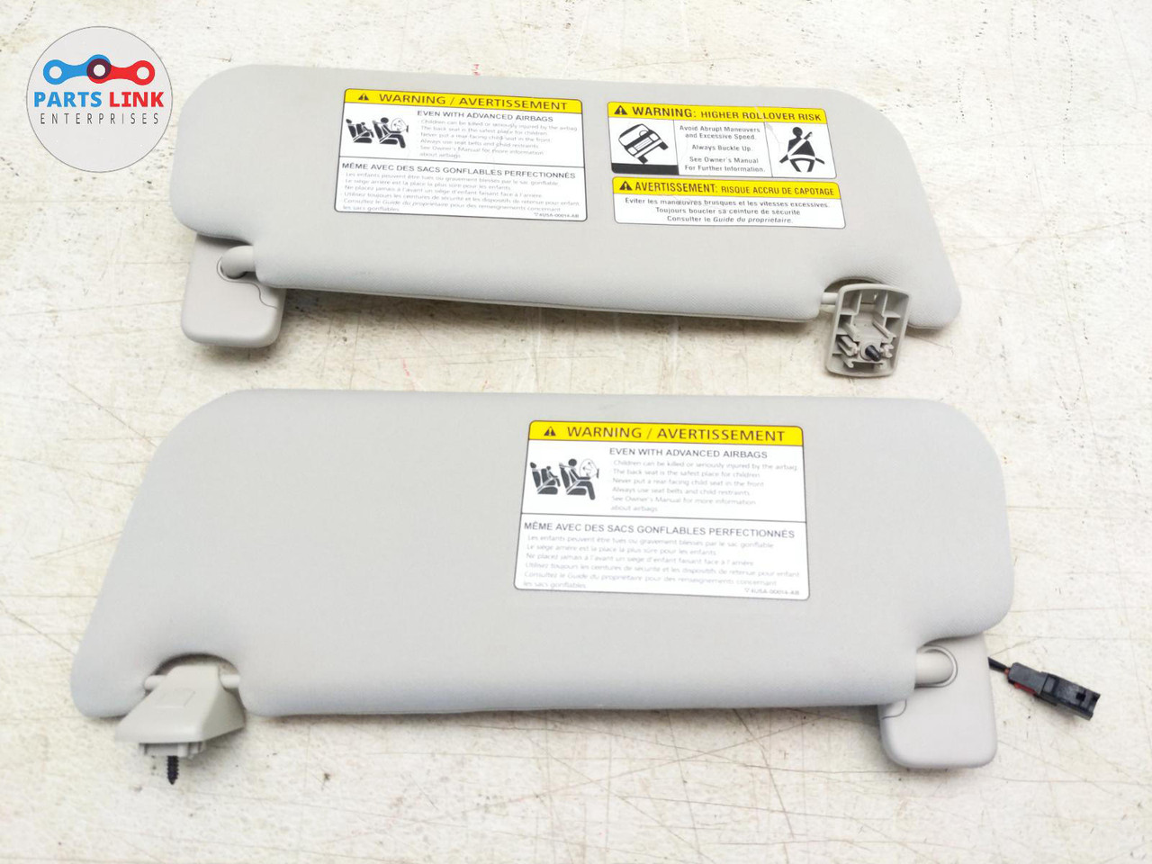 2018-2022 RANGE ROVER VELAR FRONT WINDSHIELD SUN VISOR MIRROR SUNVISOR ...