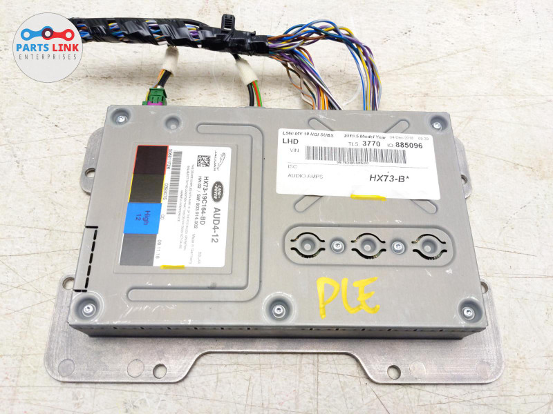 18-20 RANGE ROVER VELAR AUDIO RADIO SOUND AMPLIFIER CONTROL MODULE ...