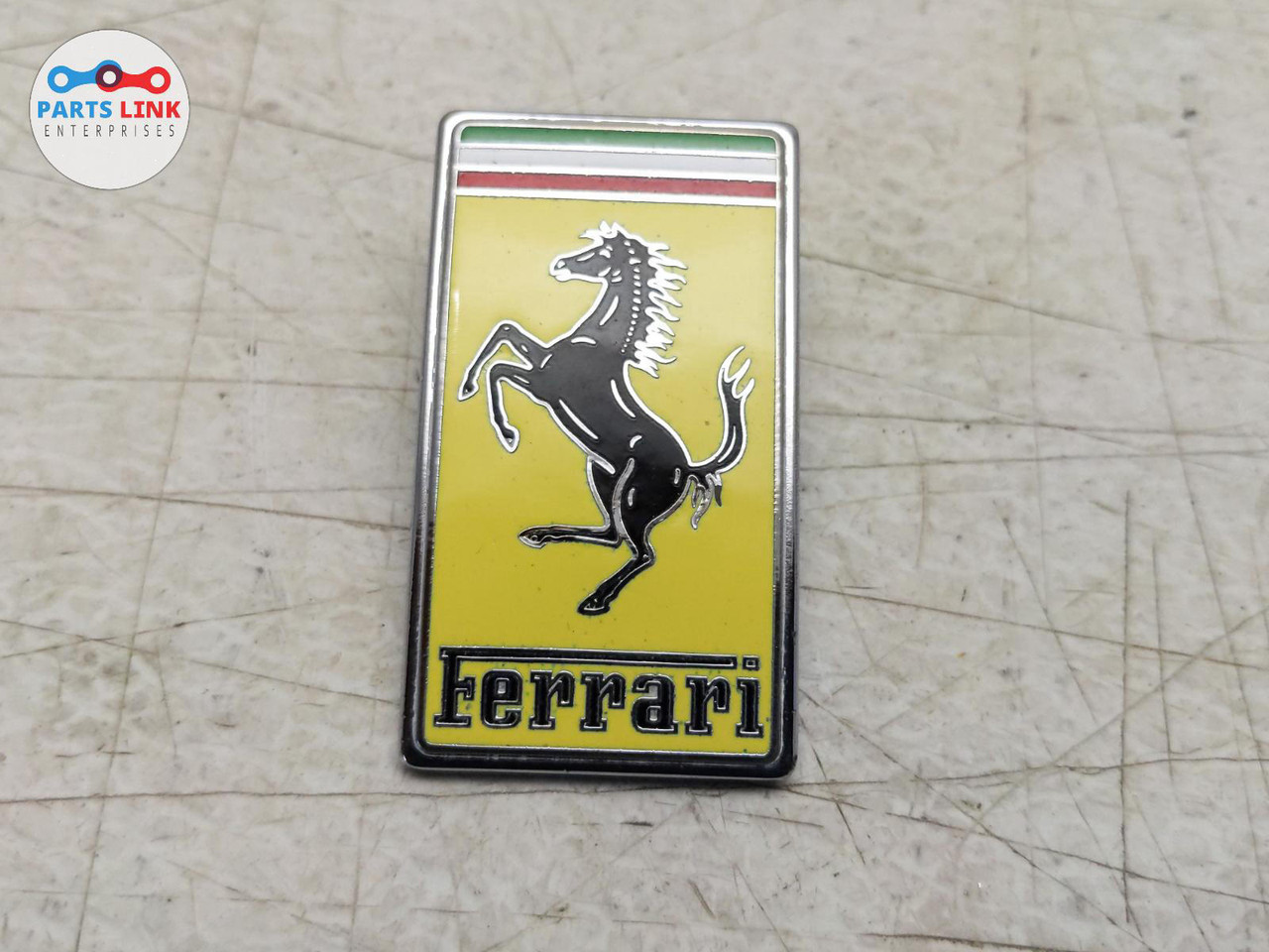 2008-2014 FERRARI CALIFORNIA FRONT BUMPER BADGE EMBLEM ORNAMENT LOGO ...