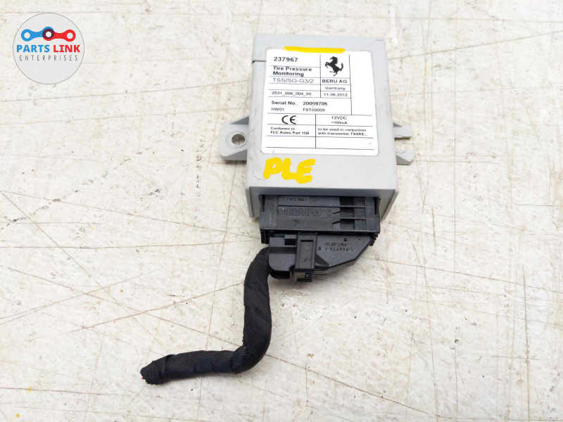 08-14 FERRARI CALIFORNIA TPMS TIRE PRESSURE MONITORING CONTROL MODULE ...
