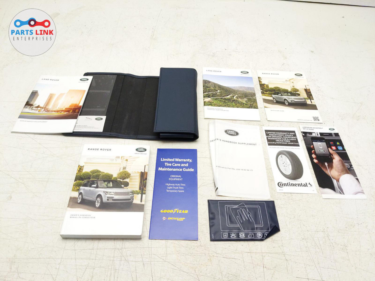 2017 RANGE ROVER L405 AUTOBIOGRAPHY MANUAL OWNERS GUIDE BOOKLET CASE SET