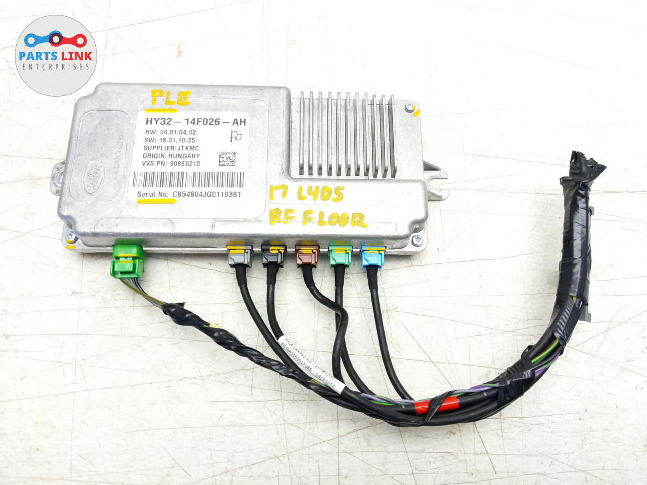 2017 RANGE ROVER SURROUND VIEW CAMERA CONTROL MODULE HARNESS PLUGS L405 ...