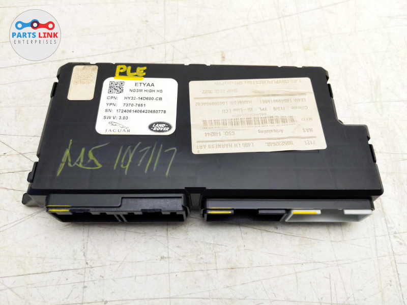 2017 RANGE ROVER FRONT LEFT SEAT POWER MEMORY CONTROL MODULE UNIT ECM ...