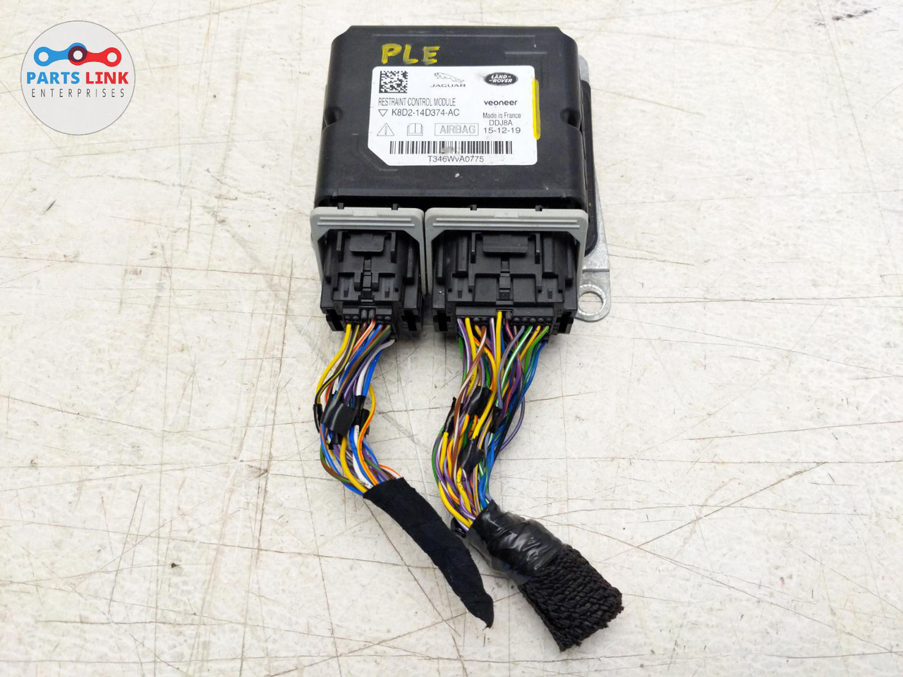 2020 RANGE ROVER EVOQUE AIRBAG CRASH DATA RESTRAINT CONTROL MODULE ...