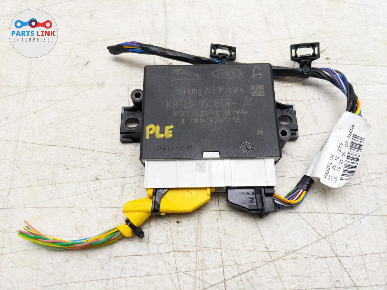 2020 RANGE ROVER EVOQUE PARKING AID CONTROL MODULE HARNESS PLUGS BRAIN ...