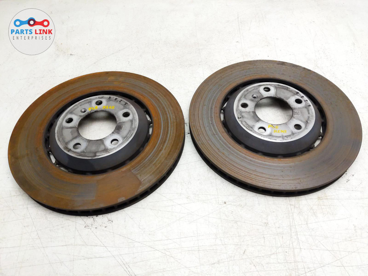 2016-20 BENTLEY BENTAYGA REAR BRAKE DISC ROTOR RIGHT LEFT VENTED SET 6 ...