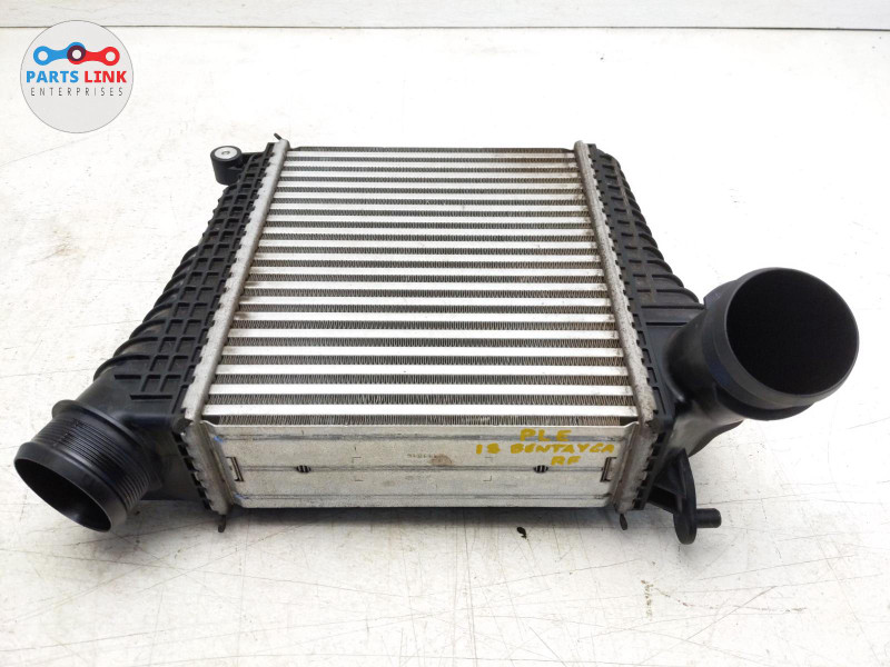 2016-20 BENTLEY BENTAYGA RIGHT AIR INTERCOOLER TURBO RADIATOR PASSENGER ...