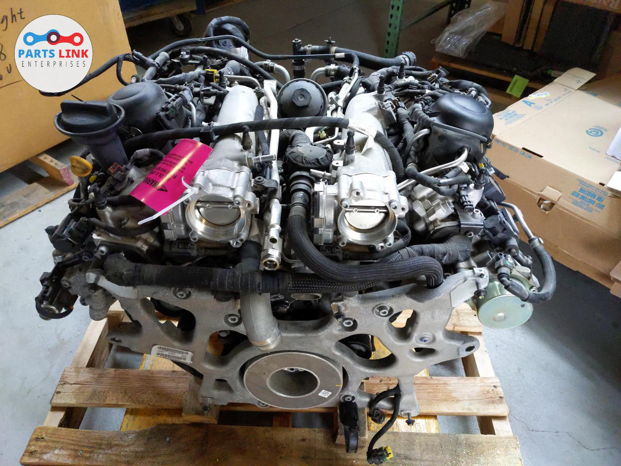 2017 ALFA ROMEO GIULIA ENGINE 2.9L MOTOR TWIN TURBO LONG BLOCK ...