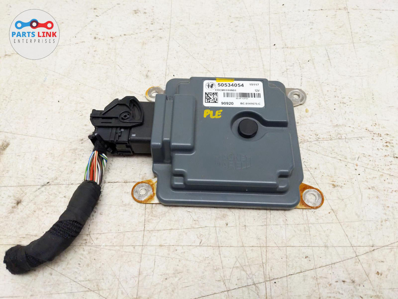 2017-19 ALFA ROMEO GIULIA ACTIVE DAMPING SUSPENSION CONTROL MODULE ...