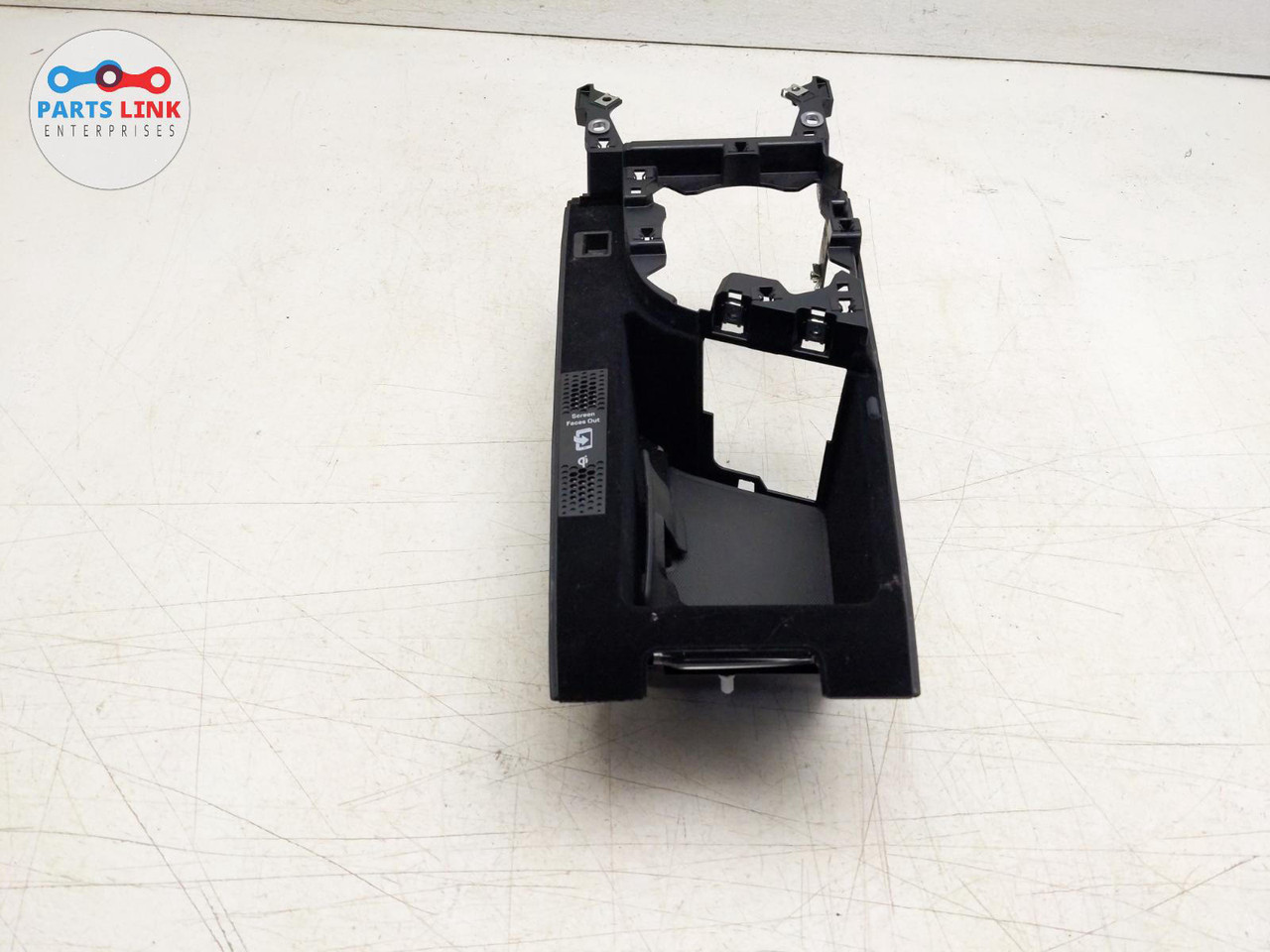 2020-21 PORSCHE TAYCAN 4S CENTER CONSOLE FRAME BASE MOUNT SUPPORT TRIM ...