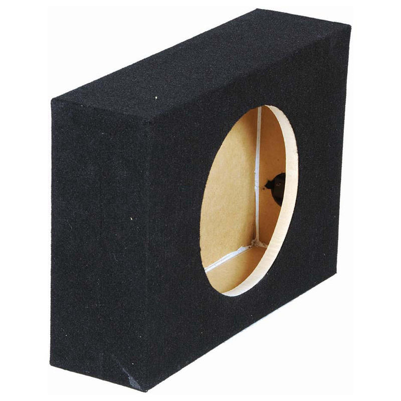 Qpower BQSHALLOW12SINGLE Single 12" Shallow Mount Subwoofer Box ...