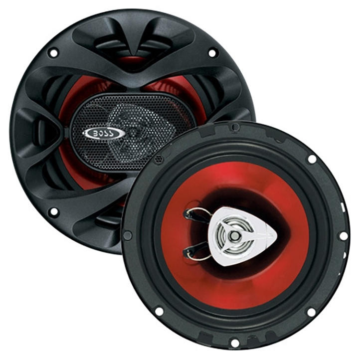 Pair New BOSS Audio CH6520 6.5" 250W 2-Way Car Audio Coaxial Speakers Stereo Red
