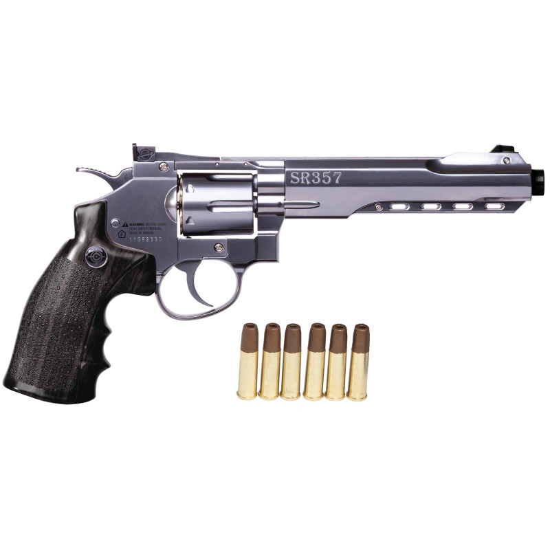 Crosman CRVL357S .177 Cal Full Metal CO2 Powered BB Air Revolver Pistol ...