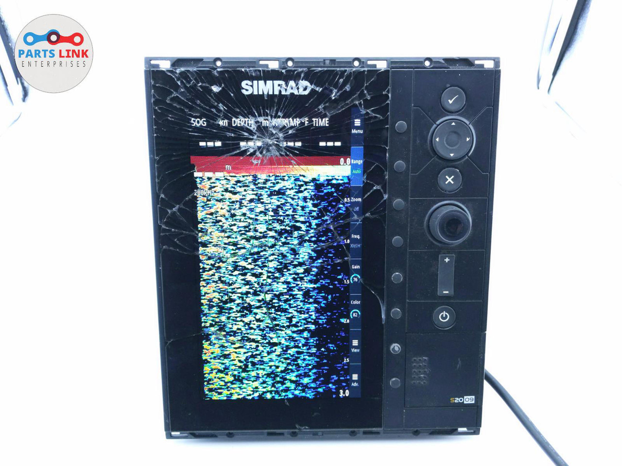 SIMRAD S2009 ECHOSOUNDER 9" INCH FISH FINDER HEAD UNIT CHARTING RADAR SONAR