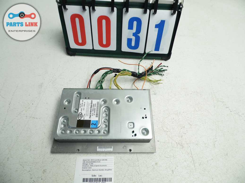 2010-2011 LAND ROVER LR4 HARMAN KARDON AUDIO SOUND AMPLIFIER AMP HARMON ...