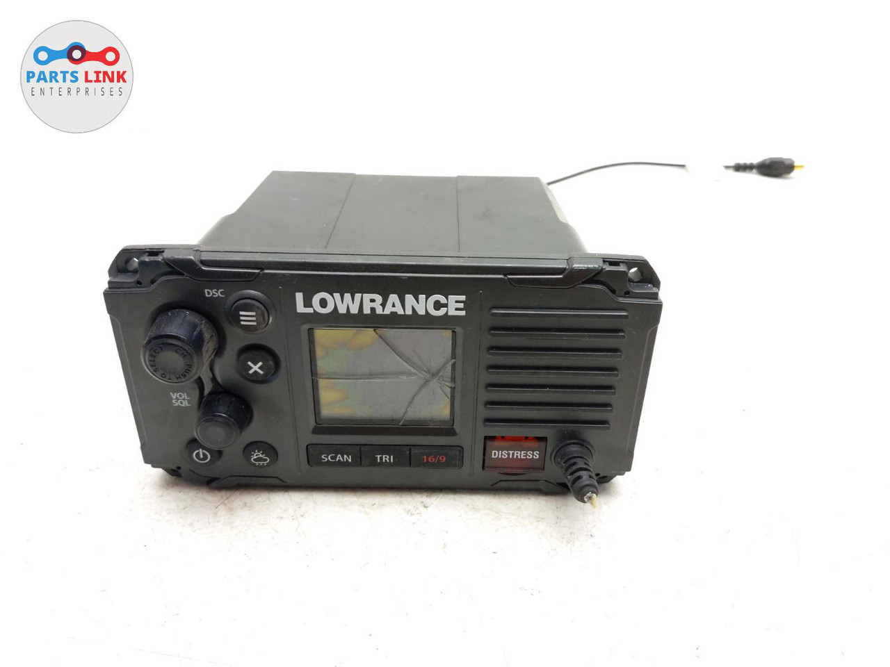 LOWRANCE LINK-6S VHF MARINE BOAT RADIO CLASS-D RECEIVER HEAD UNIT MODULE