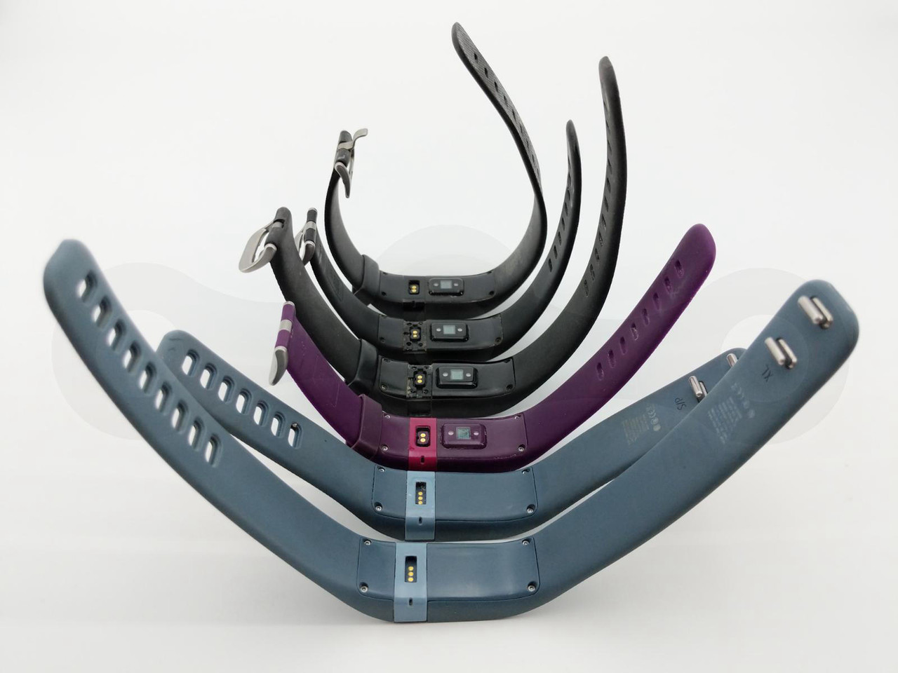 LOT OF 6 FITBIT CHARGE FB404 & FB405 WRISTBAND FITNESS ACTIVITY SLEEP ...