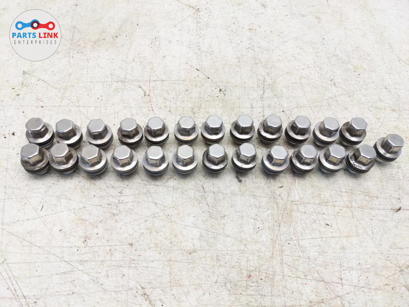 2006-22 RANGE ROVER SPORT WHEEL RIM BOLT LUG NUT SET SILVER L494 L405 ...