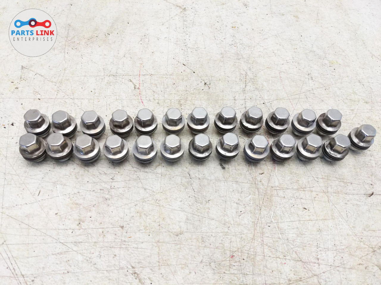 2006-22 RANGE ROVER SPORT WHEEL RIM BOLT LUG NUT SET SILVER L494 L405 ...