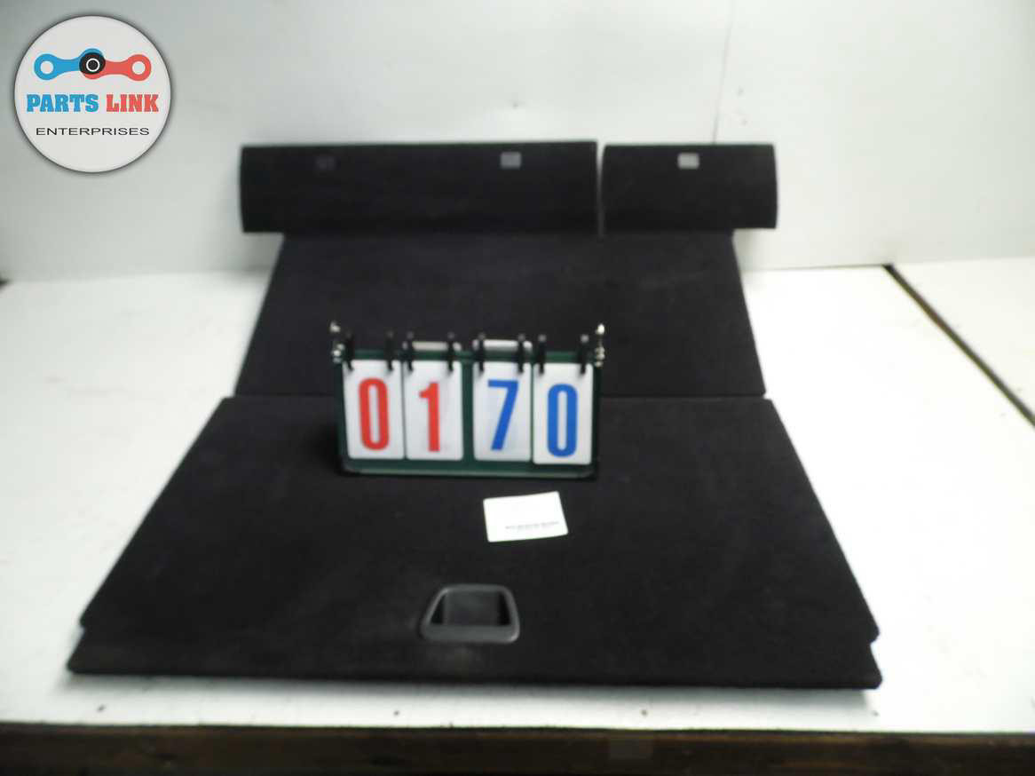 RANGE ROVER SPORT 4.2L L320 TRUNK CARGO CARPET FLOOR COVER SET MAT TRIM ...