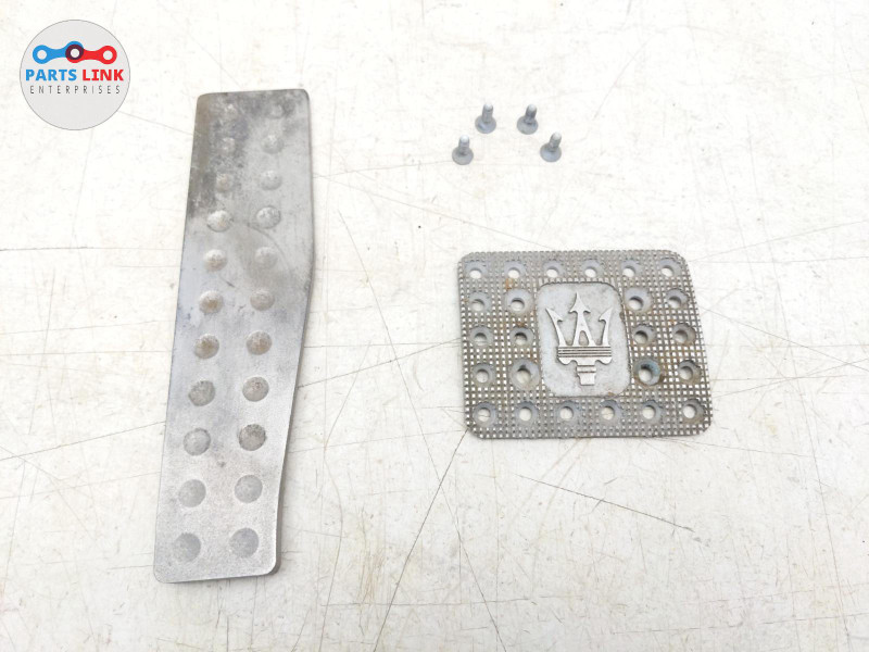 2007-19 MASERATI GRANTURISMO BRAKE GAS PEDAL TRIM COVER METAL PLATE ...
