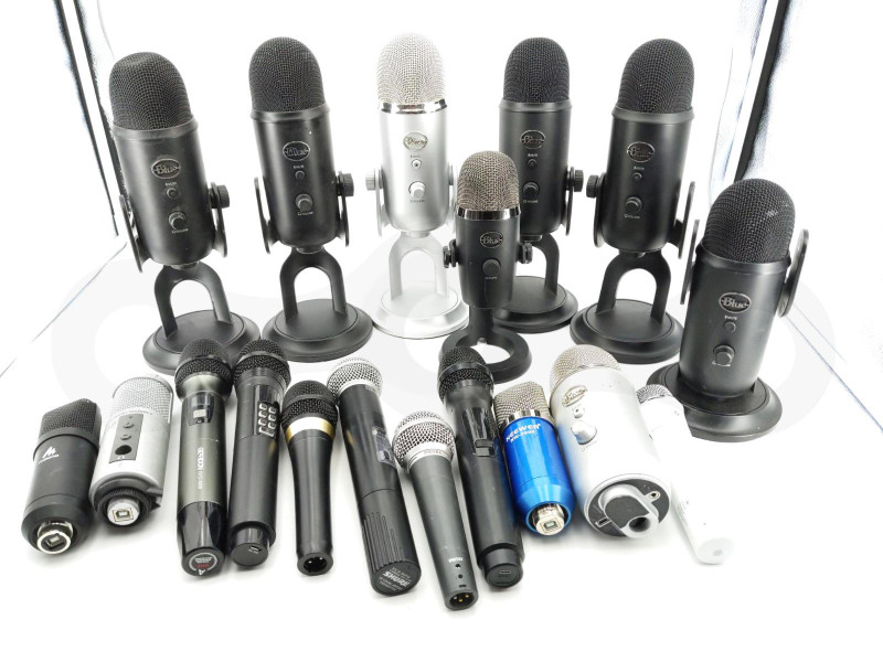 BLUE PROEL SHURE GEARDON MAONO NEEWER MICROPHONES WIRED/WIRELESS LOT-18