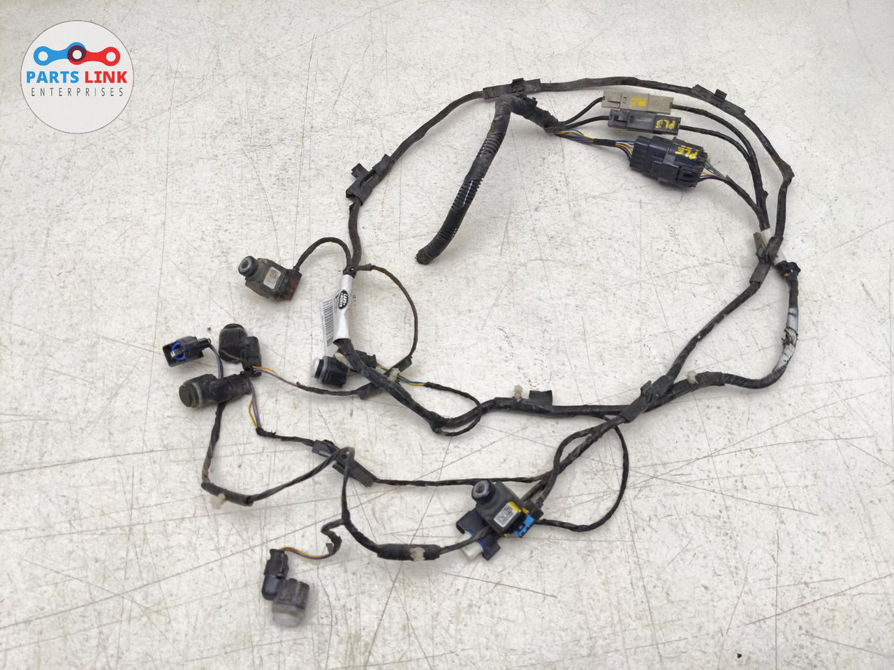 2014 RANGE ROVER SPORT FRONT BUMPER HARNESS PARK SENSORS FOG LIGHT ...