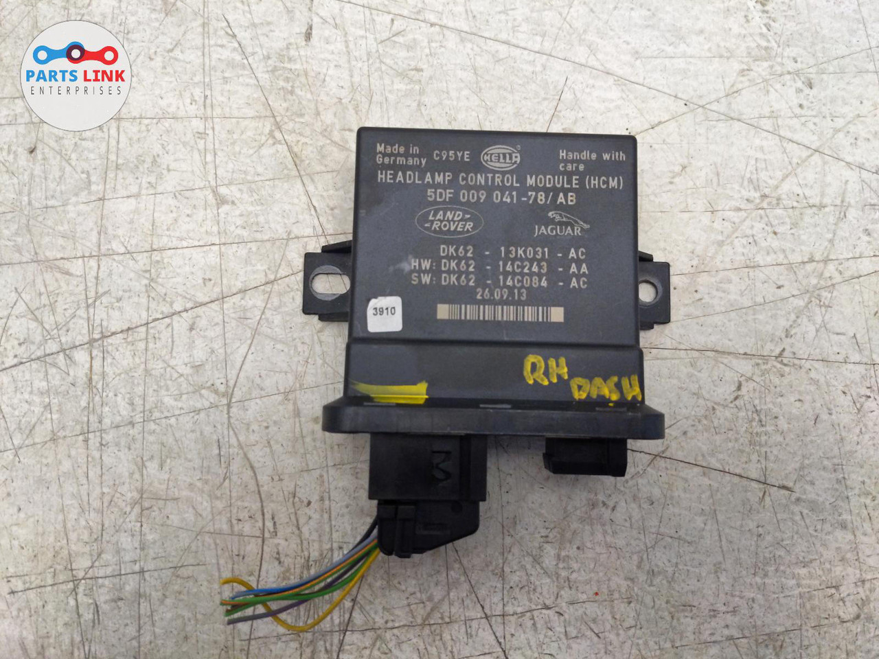 2014-22 RANGE ROVER SPORT HEADLIGHT LAMP CONTROL MODULE DK6213K031AC ...