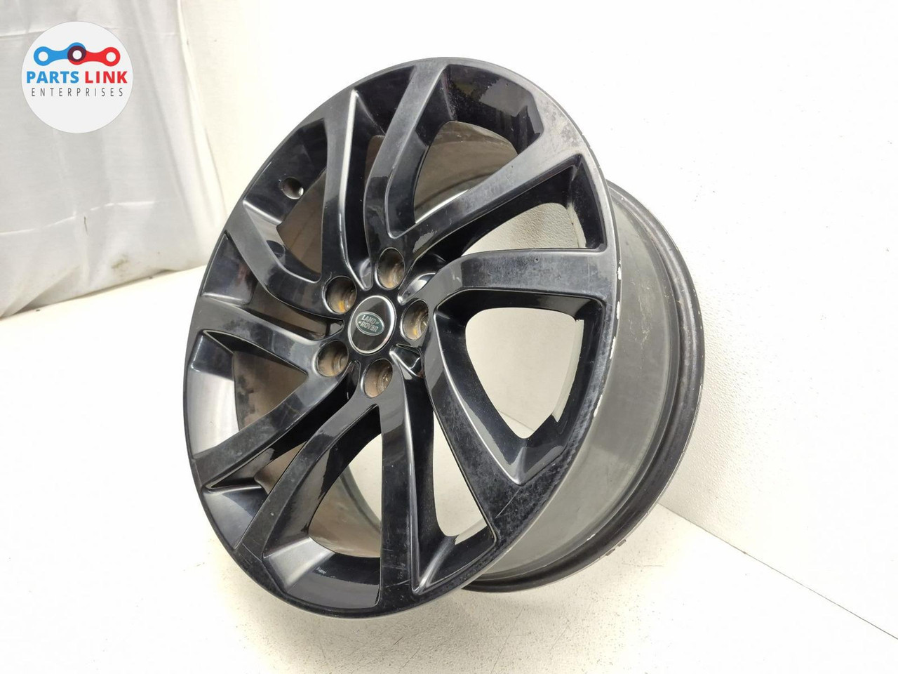 2017-24 LAND ROVER DISCOVERY 20X8.5" WHEEL RIM 5 V SPOKE BLACK CAP L462 OEM