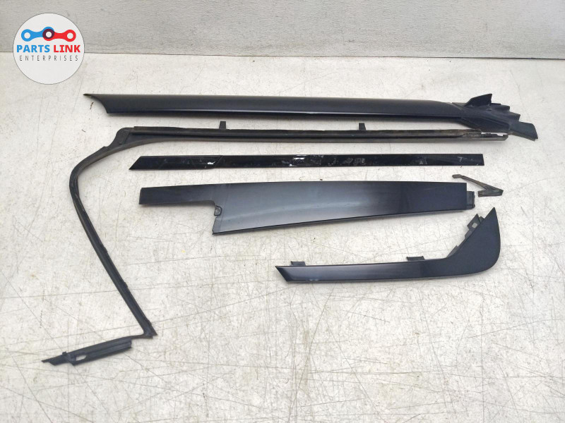 17-22 LAND ROVER DISCOVERY LEFT DOOR FRAME MOLDING TRIM PILLAR APPLIQUE ...
