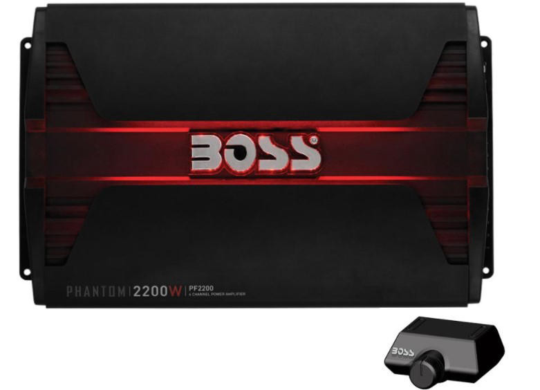 Boss Audio PF2200 2200W 4 Channel Car Audio Amplifier Power LED Amp+Remote