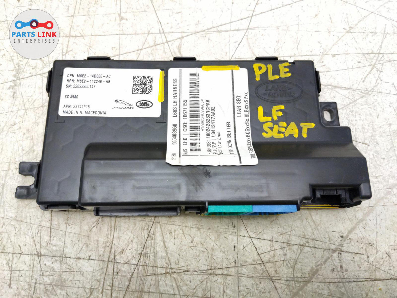 2021-23 LAND ROVER DEFENDER FRONT LEFT POWER SEAT CONTROL MODULE BRAIN ...