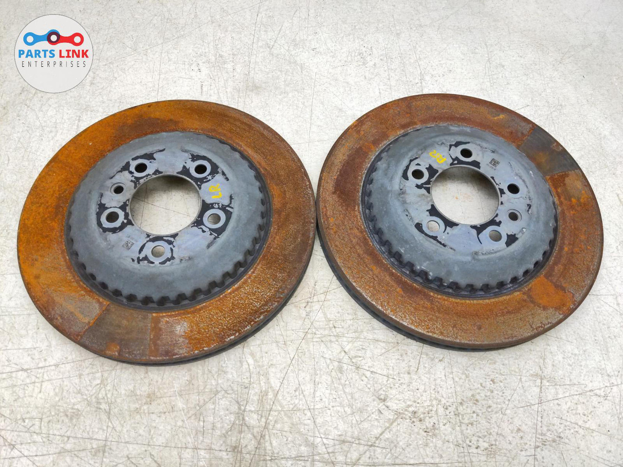 2020-22 LAND ROVER DEFENDER REAR DISC BRAKE ROTOR RIGHT LEFT SET 110 90 ...