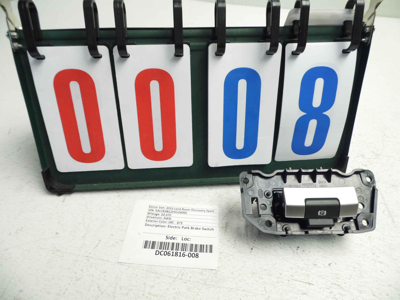 2015-19 LAND ROVER DISCOVERY SPORT ELECTRIC PARK BRAKE SWITCH ...