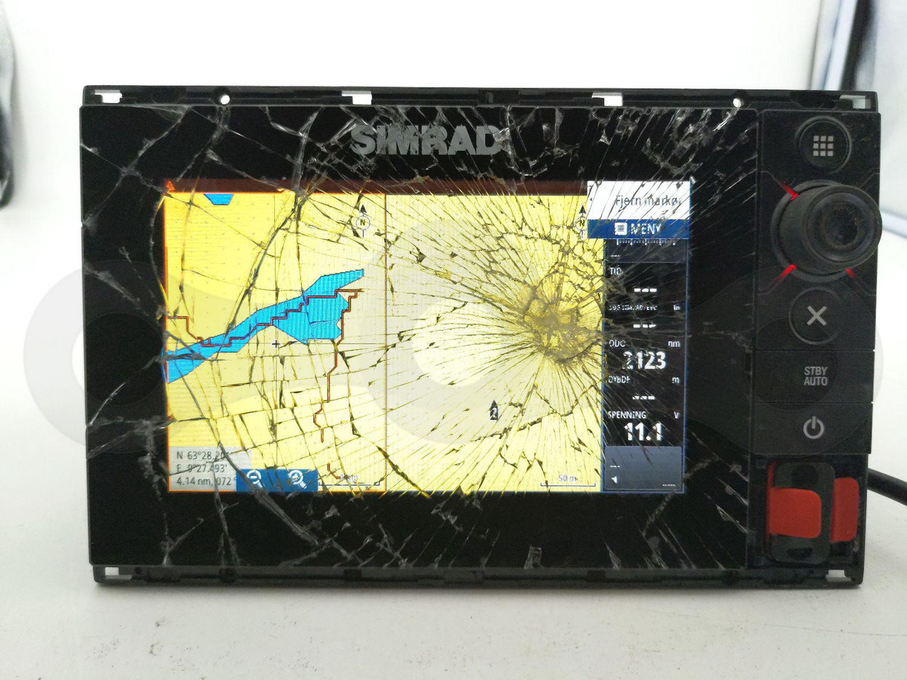 SIMRAD NSS7 EVO2 BOAT RADAR FISHFINDER GPS CHART PLOTTER DISPLAY SCREEN ...