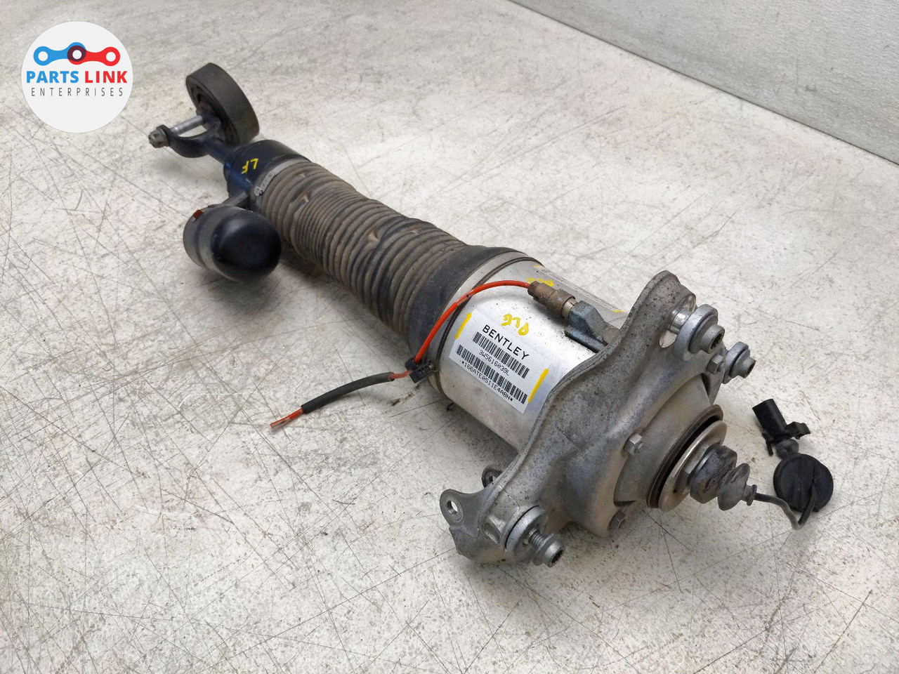 06-12 BENTLEY CONTINENTAL FLYING SPUR FRONT LEFT AIR SUSPENSION SHOCK ...