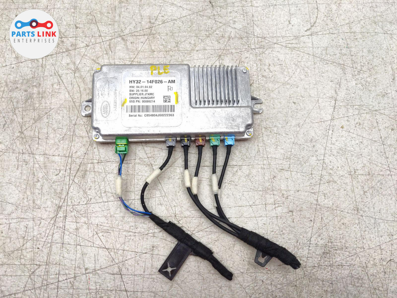 2018-22 RANGE ROVER VELAR SURROUND VIEW CAMERA CONTROL MODULE UNIT L560 ...