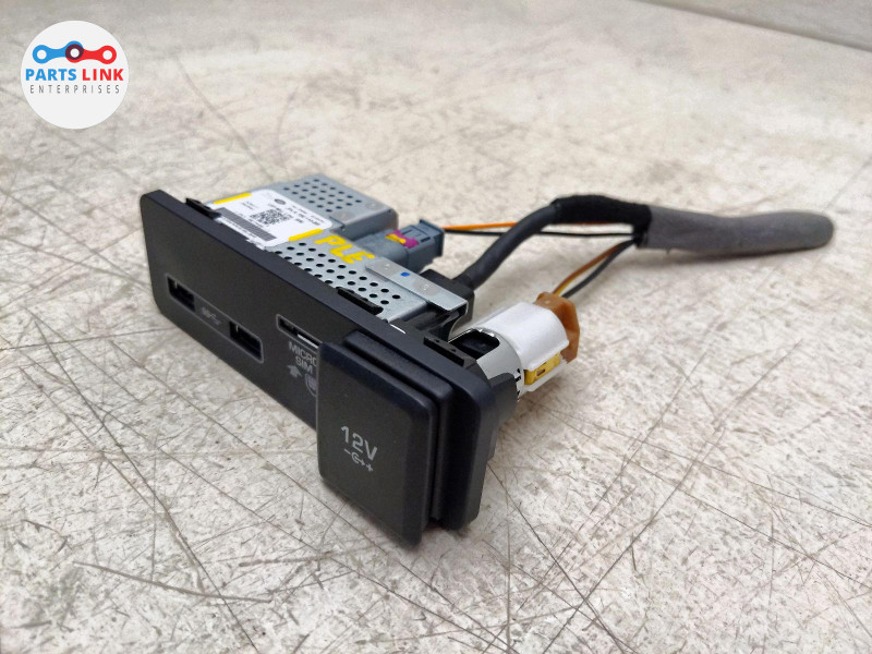 2018-22 RANGE ROVER VELAR CENTER CONSOLE USB SIM CARD 12V SOCKET JACK ...